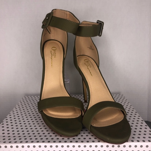 Shoes | Olive Green Heel | Poshmark